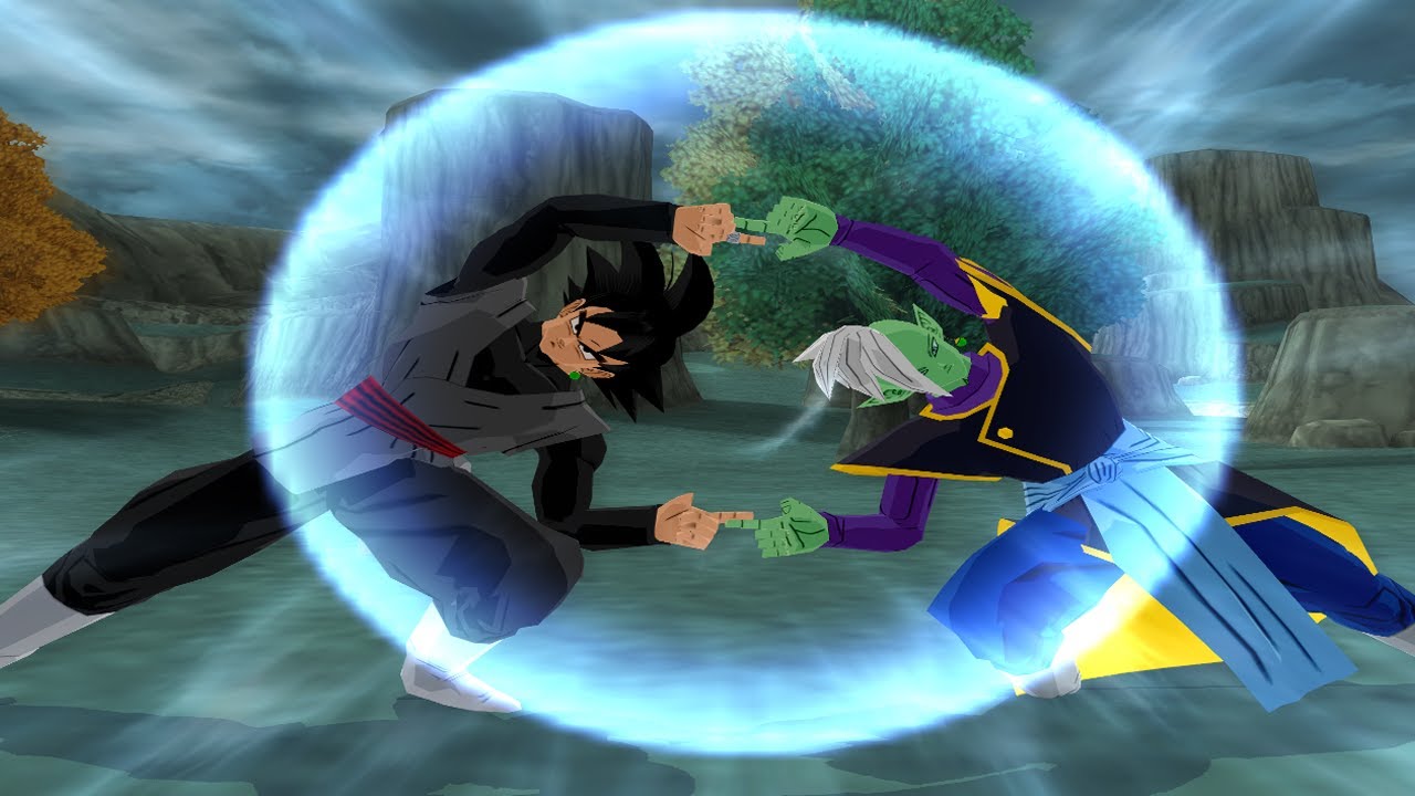 Black Goku & Zamasu use Fusion Dance | DBZ Budokai Tenkaichi 3 [MOD ...