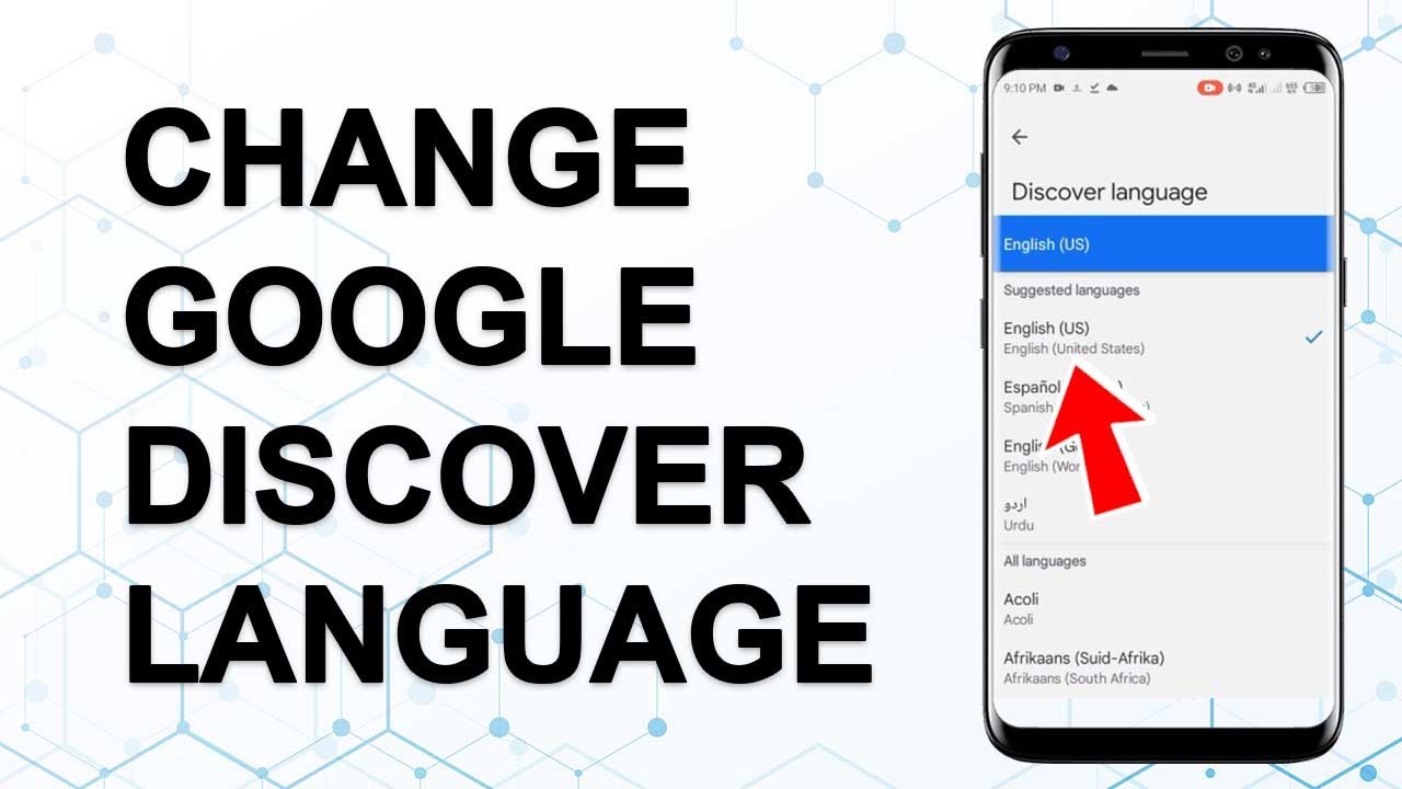 How to Google Discover Language Change on Android | Change Google ...