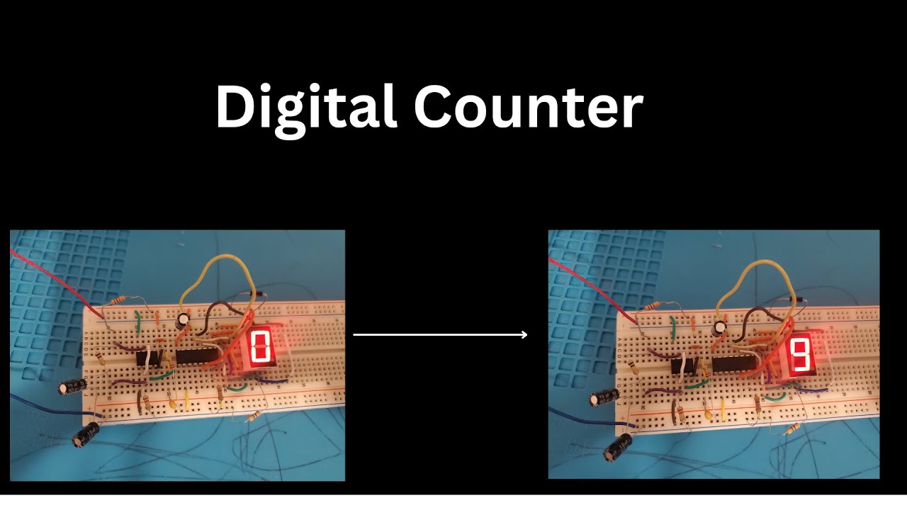 Digital counter circuit - YouTube