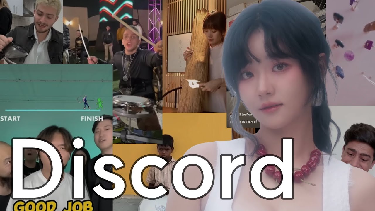 랜덤 쇼츠로 QWER 'Discord' 만들기 - YouTube