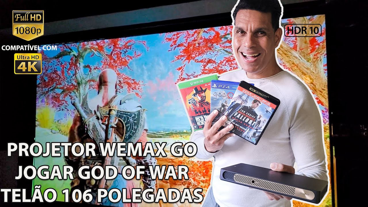 MENOR PROJETOR A LASER CHEGOU! WEMAX GO ADVANCED 300 - YouTube