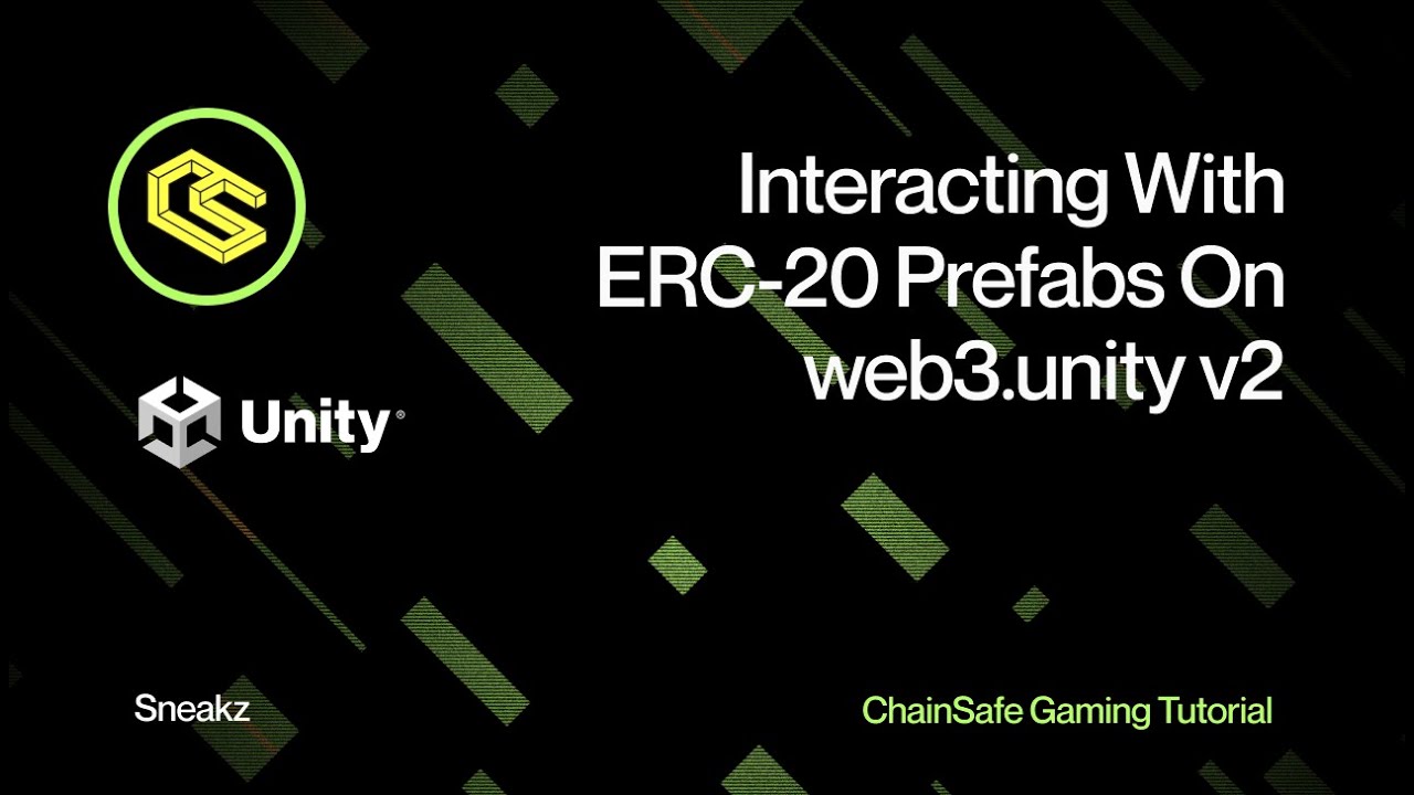 Interacting With ERC-20 Prefabs On web3.unity v2 - YouTube