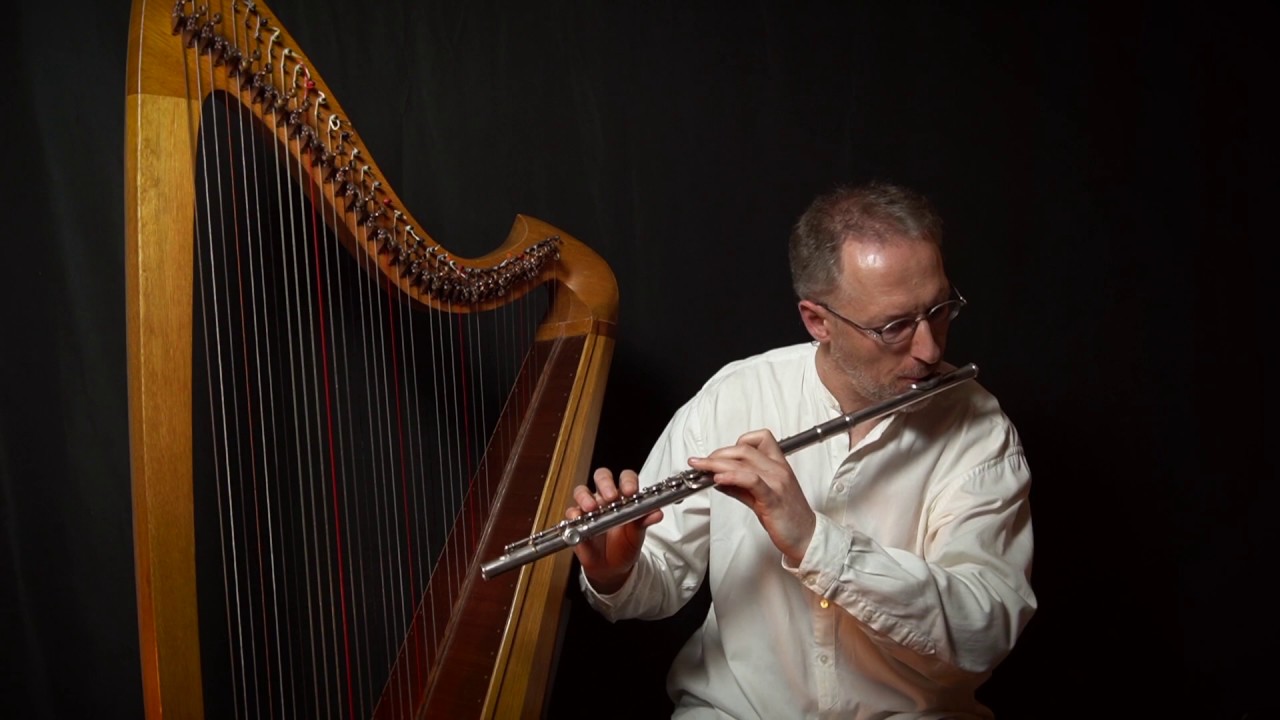 The Sound of Time - Harp, Flute and Looper! - YouTube