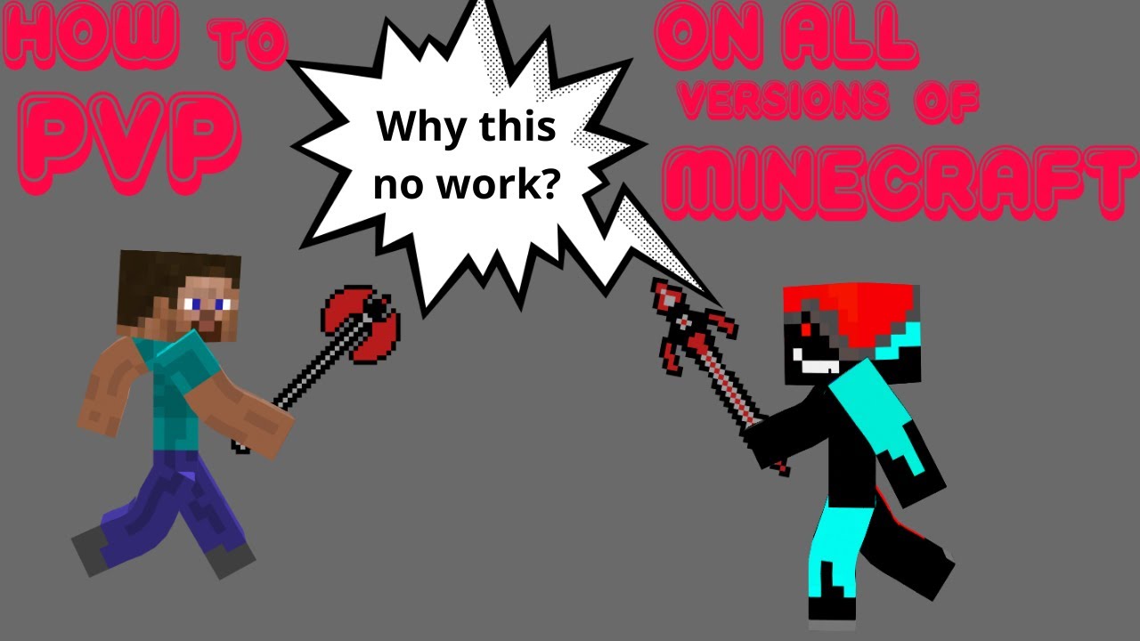How to PvP on All Versions of Minecraft - YouTube