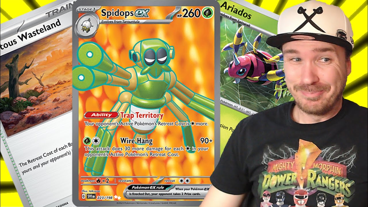 Spindly Spidops EX + Ariados Deck Overview- Trap Your Enenies in a ...