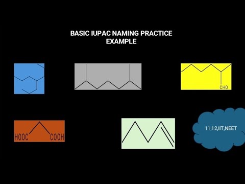 L-9 PRACTICE EXAMPLE OF IUPAC NAMING || ZERO TO ADVANCE SERIES || IIT ...