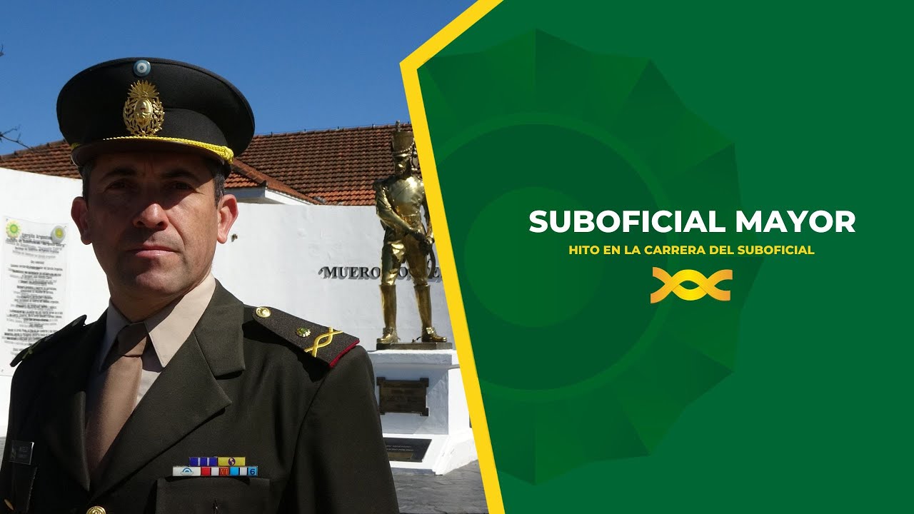 Suboficial Mayor, Hito en la carrera del Suboficial - YouTube