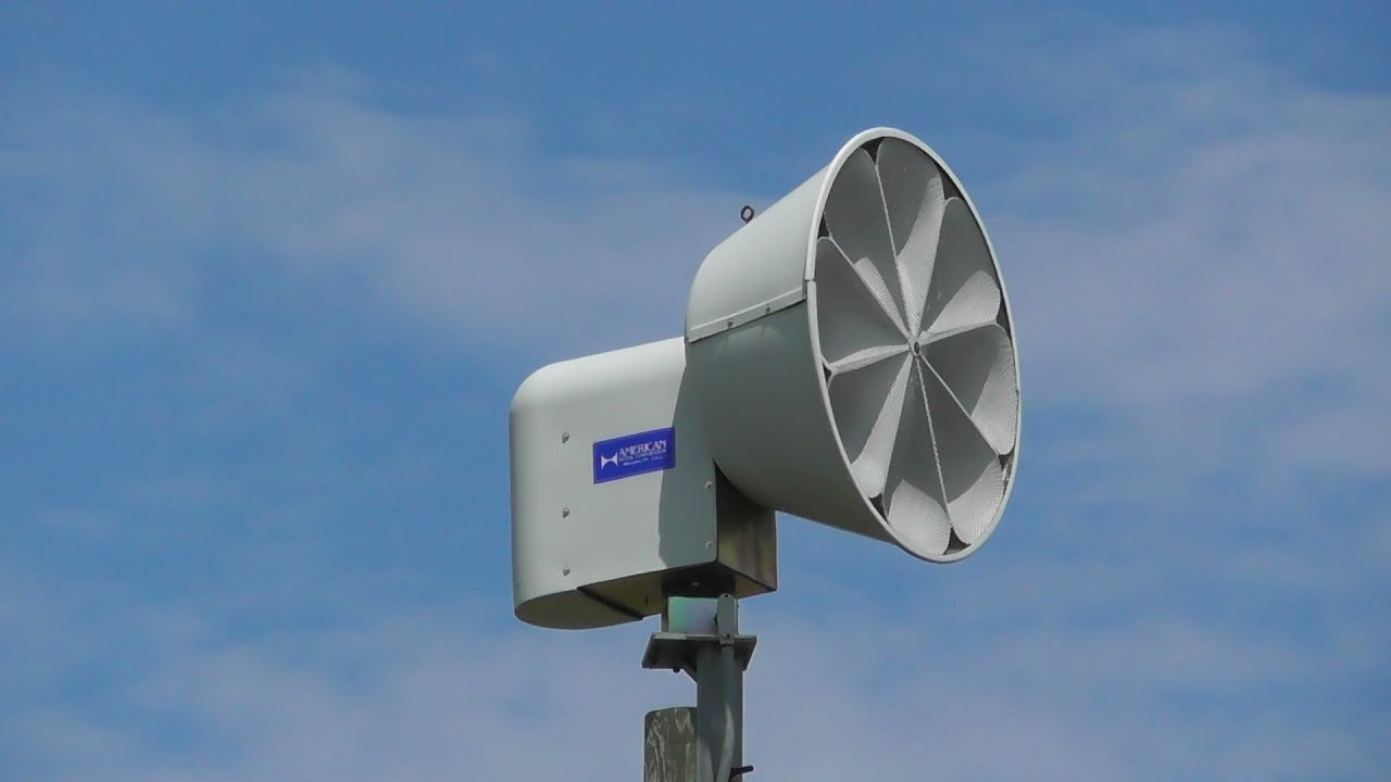 American Signal T-128 (Siren Test) | Alert | Mineral Ridge, Ohio - YouTube