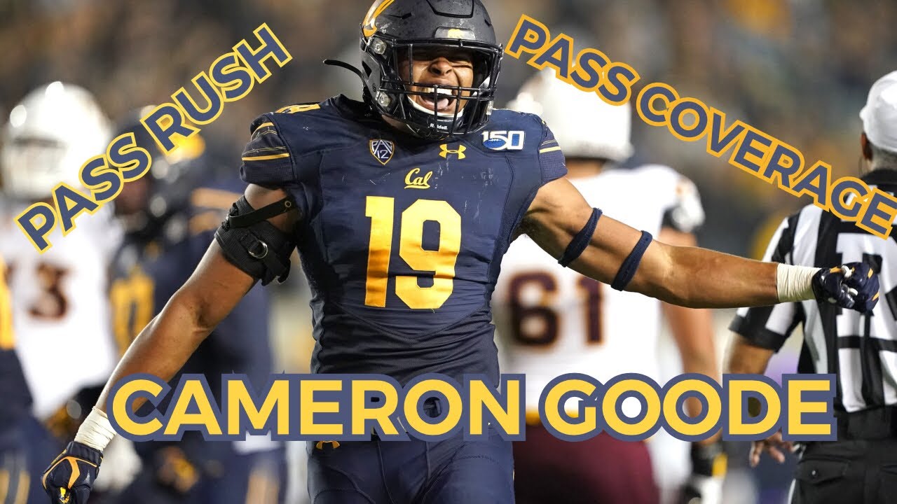 DUAL LINEBACKER-Cameron Goode- California - YouTube