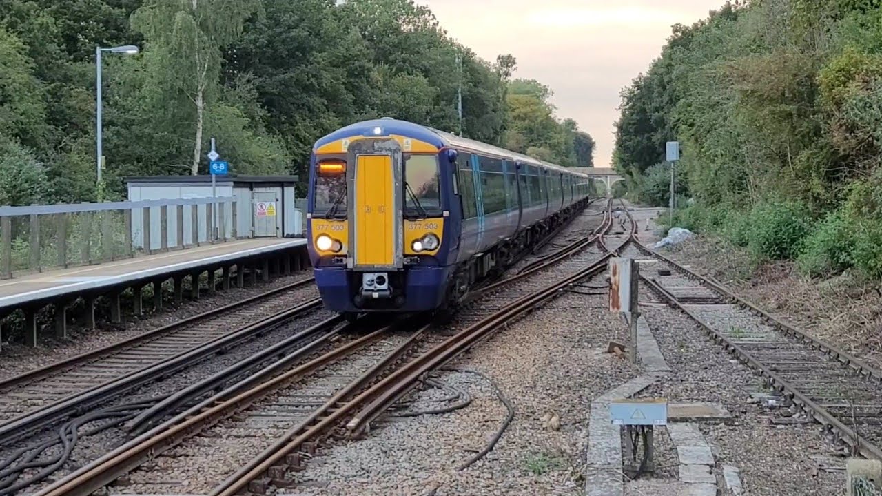Lenham Railway Station With Southeastern Networker + Electrostar EMU ...