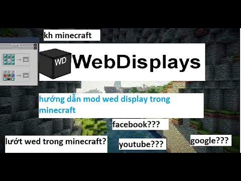 Cách cài mod wed display trong minecraft - YouTube