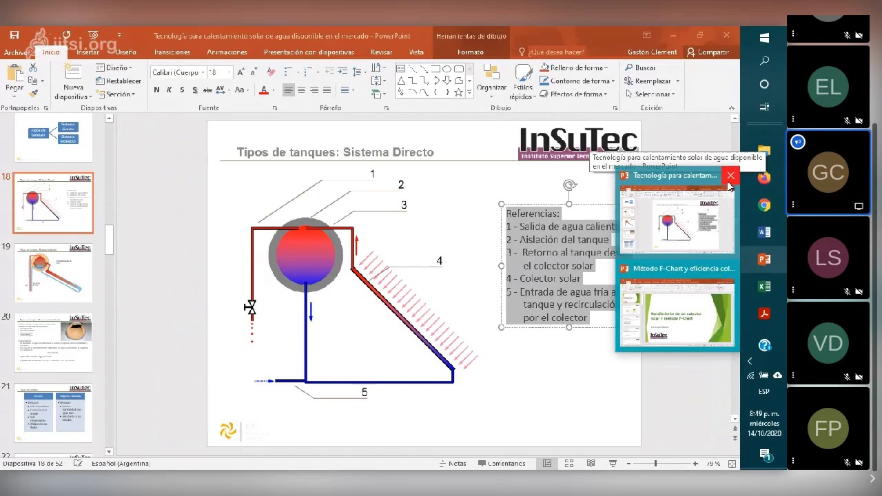 Térmica 4 - Método F-Chart - 2020/10/14 - YouTube