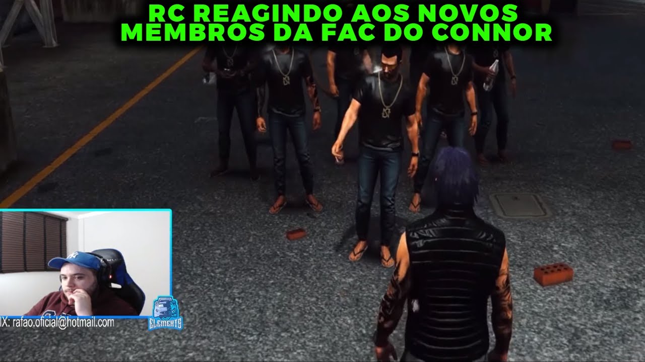RC REAGINDO AOS NOVOS MEMBROS DA FC DO CONNOR GTA RP - YouTube