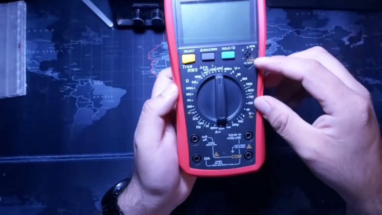 review multimetro ut890D+ - YouTube