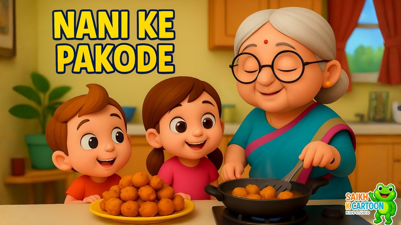 Nani Ke Pakode 🍽️ | 3D Animated Kids Song | Funny Indian Grandma ...