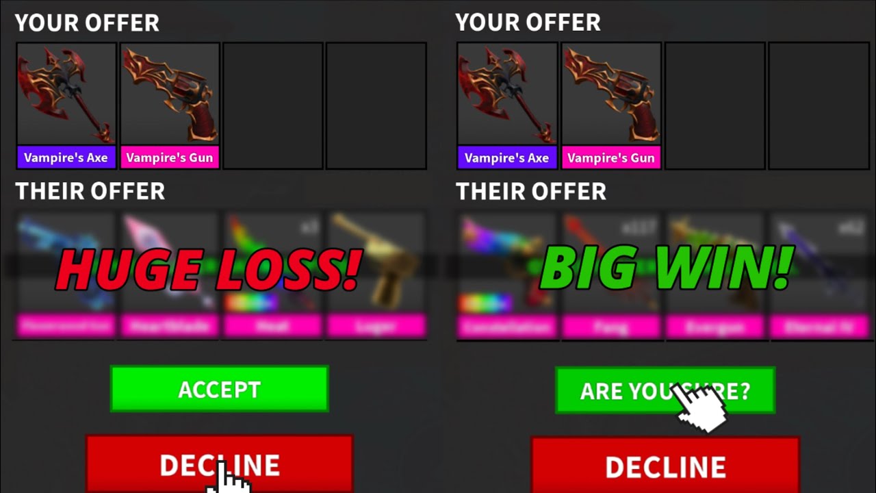 What Do People Offer For VAMPIRES SET In MM2… - YouTube