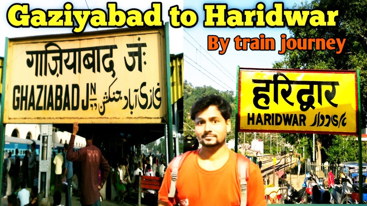 Ghaziabad to Haridwar vlog/Haridwar junction railway station - YouTube