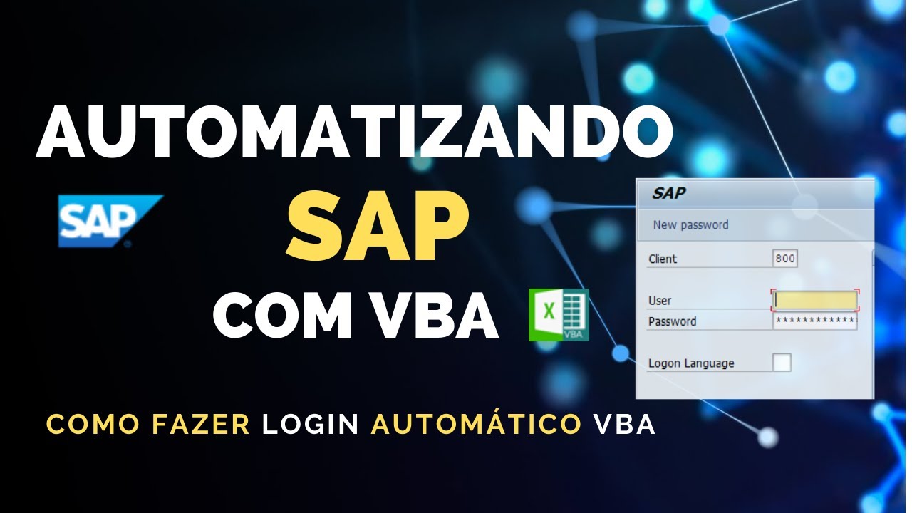 03 Como Fazer Login No Sap Com Vba Como Automatizar O Sap Com Vba 5308