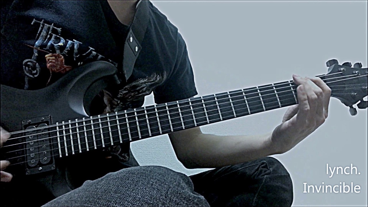 lynch. Invincible guitar cover - YouTube