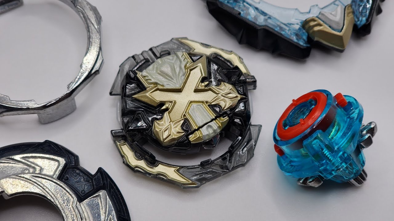 Custom Beyblade: Black Ice Xiphoid Xcalibur - YouTube
