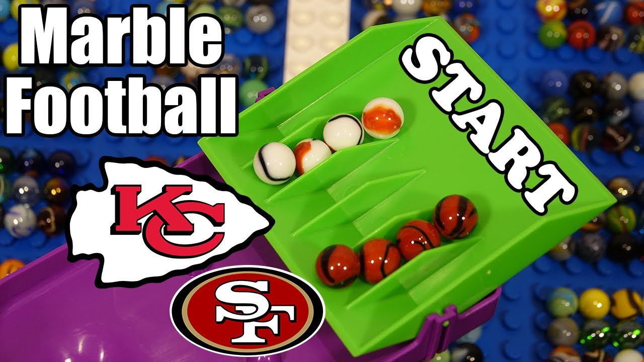 Marble Race Football - Chiefs vs. 49ers - YouTube