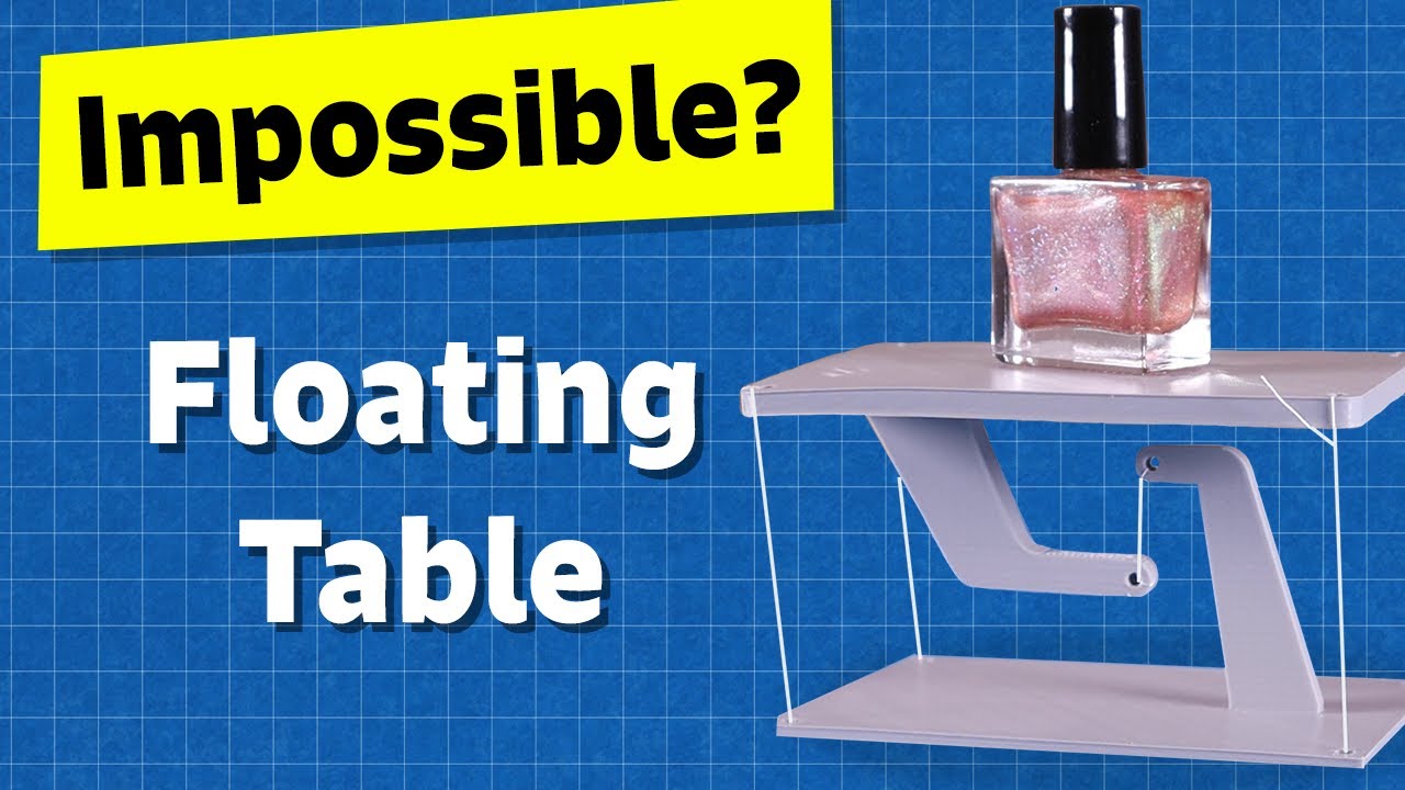 Impossible Floating Table - DIY Project - YouTube