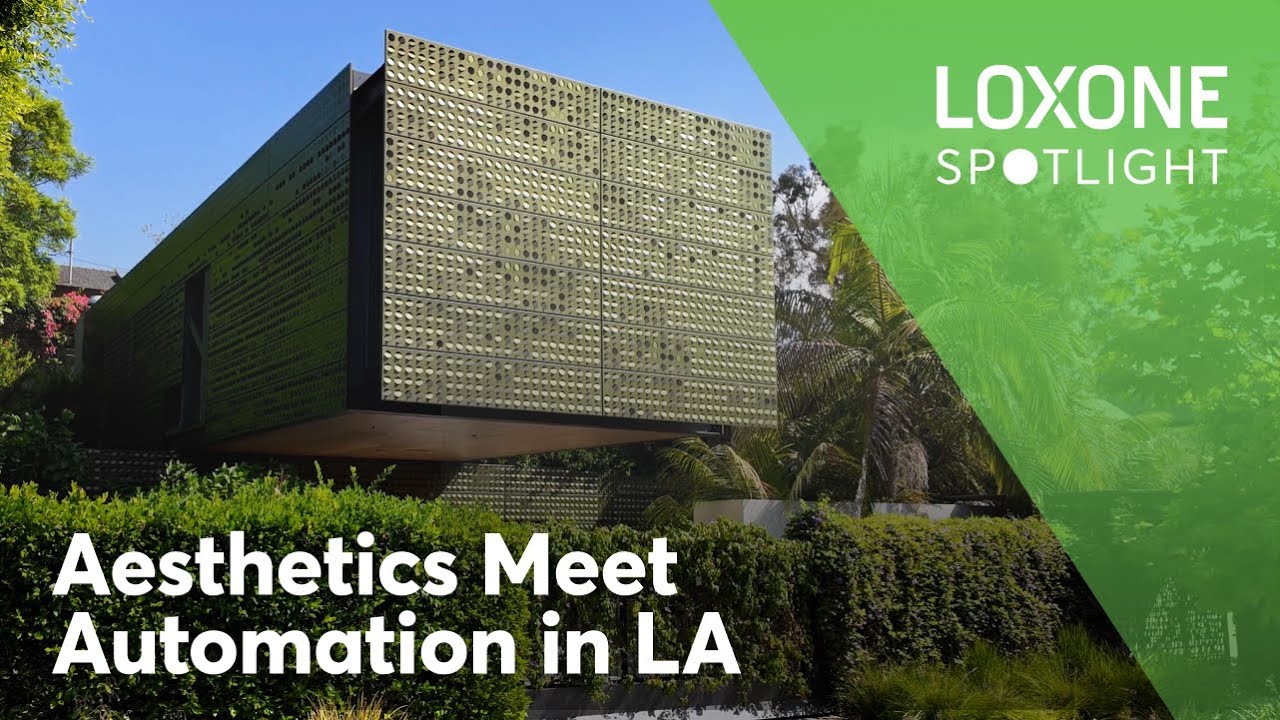 When Home Automation Meets Aesthetics: Loxone in LA - YouTube