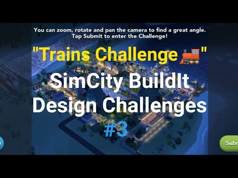 "Trains Challenge🚂" SimCity BuildIt Design Challenges #3 - YouTube