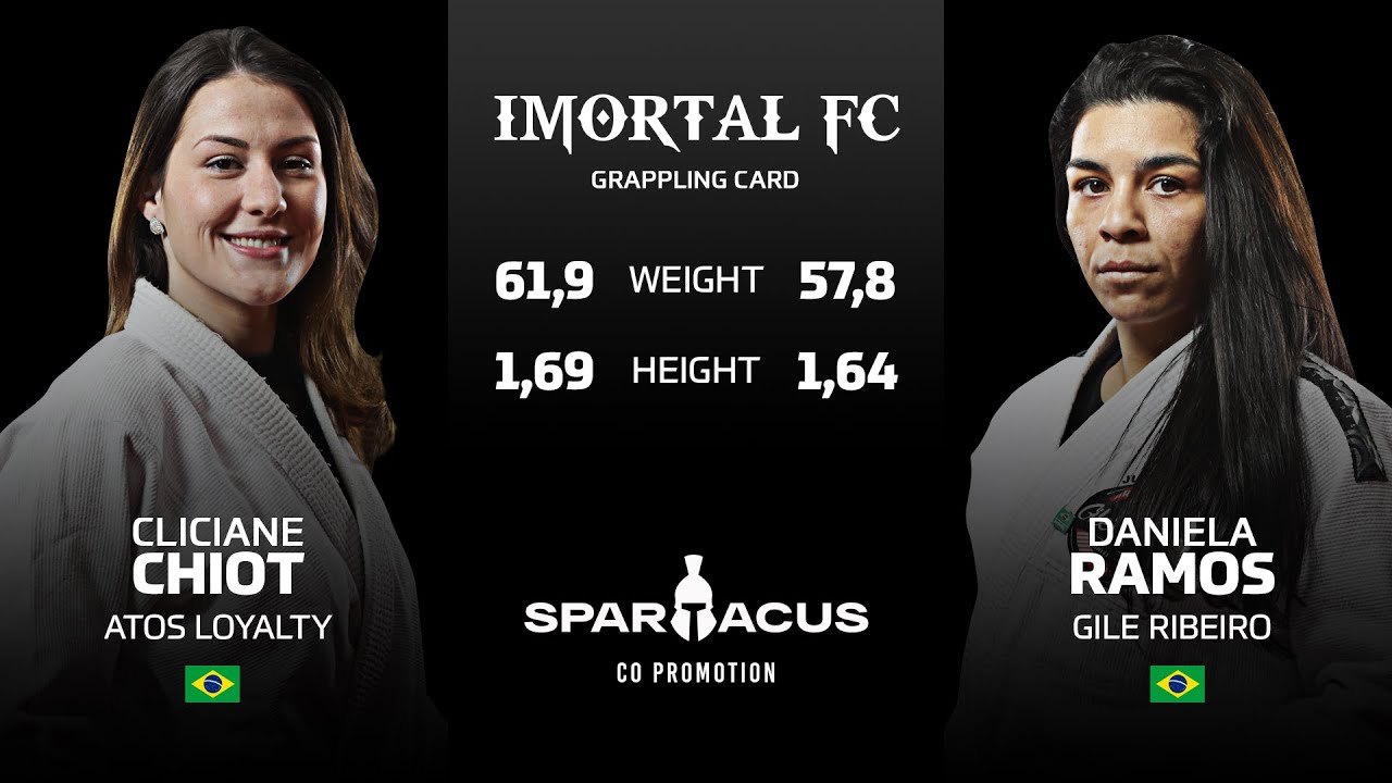 IMORTAL FC 11 - Grappling Card - Cliciane Chiot vs Daniela Ramos - YouTube
