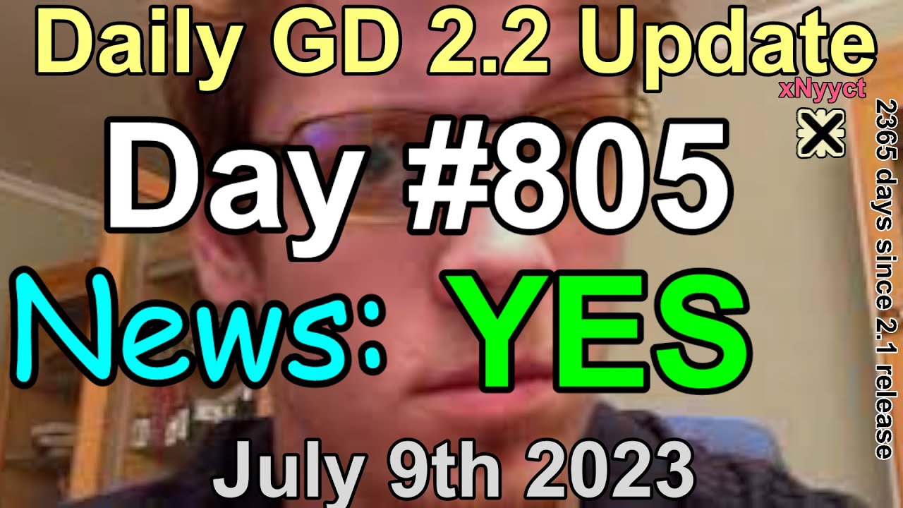 Daily Geometry Dash 2.2 Update: Day 805 YES!! - YouTube