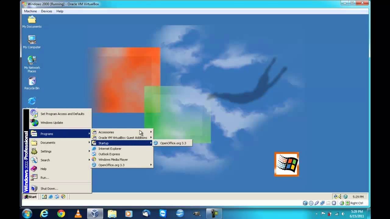 Minecraft Windows 2000 Setup - YouTube