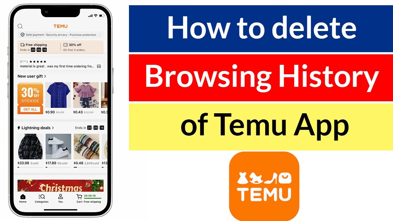 How to Clear Browsing History on Temu? - YouTube