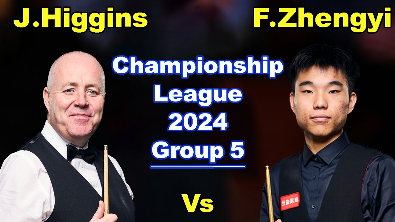 SNOOKER HIGHLIGHTS JOHN HIGGINS VS FAN ZHENGYI CHAMPIONSHIP LEAGUE 2024 ...