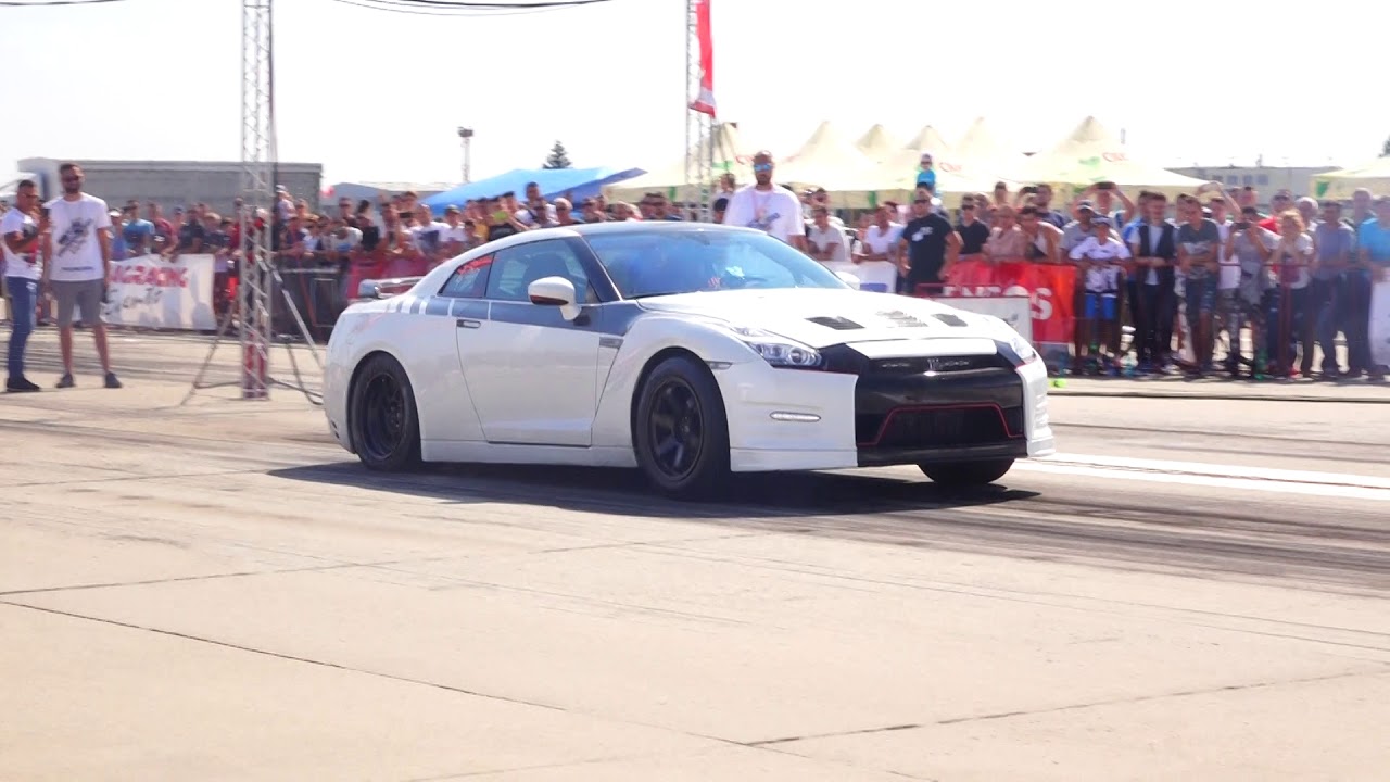 NISSAN GTR-R35 1000HP vs TIME 9.5 / 402m - YouTube