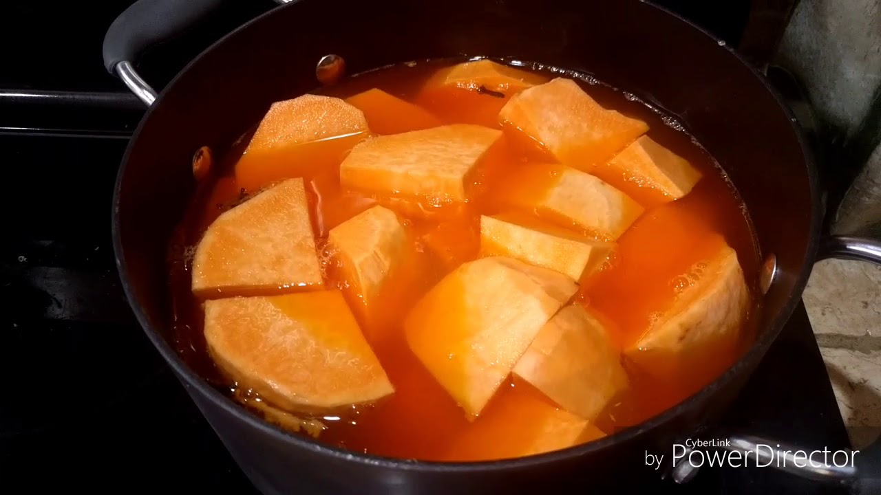 Como hacer camote delicioso para el ceviche - YouTube