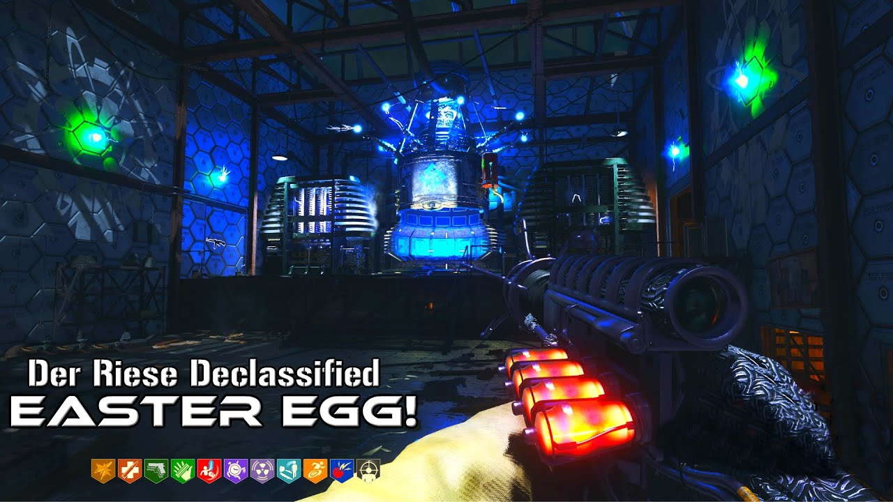 Bo3 New Custom Zombies Der Riese Declassified Easter Egg + Cut Scenes ...