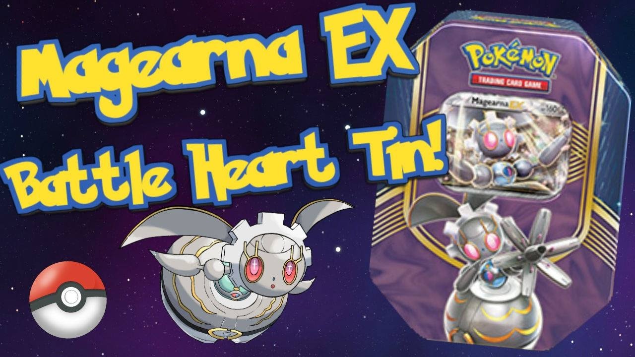 Opening the Magearna EX Battle Heart Tin! - YouTube