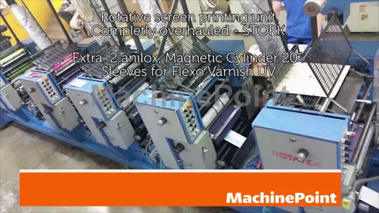 ROTATEK FX4 COMBI Used Offset printing presses machines MachinePoint ...