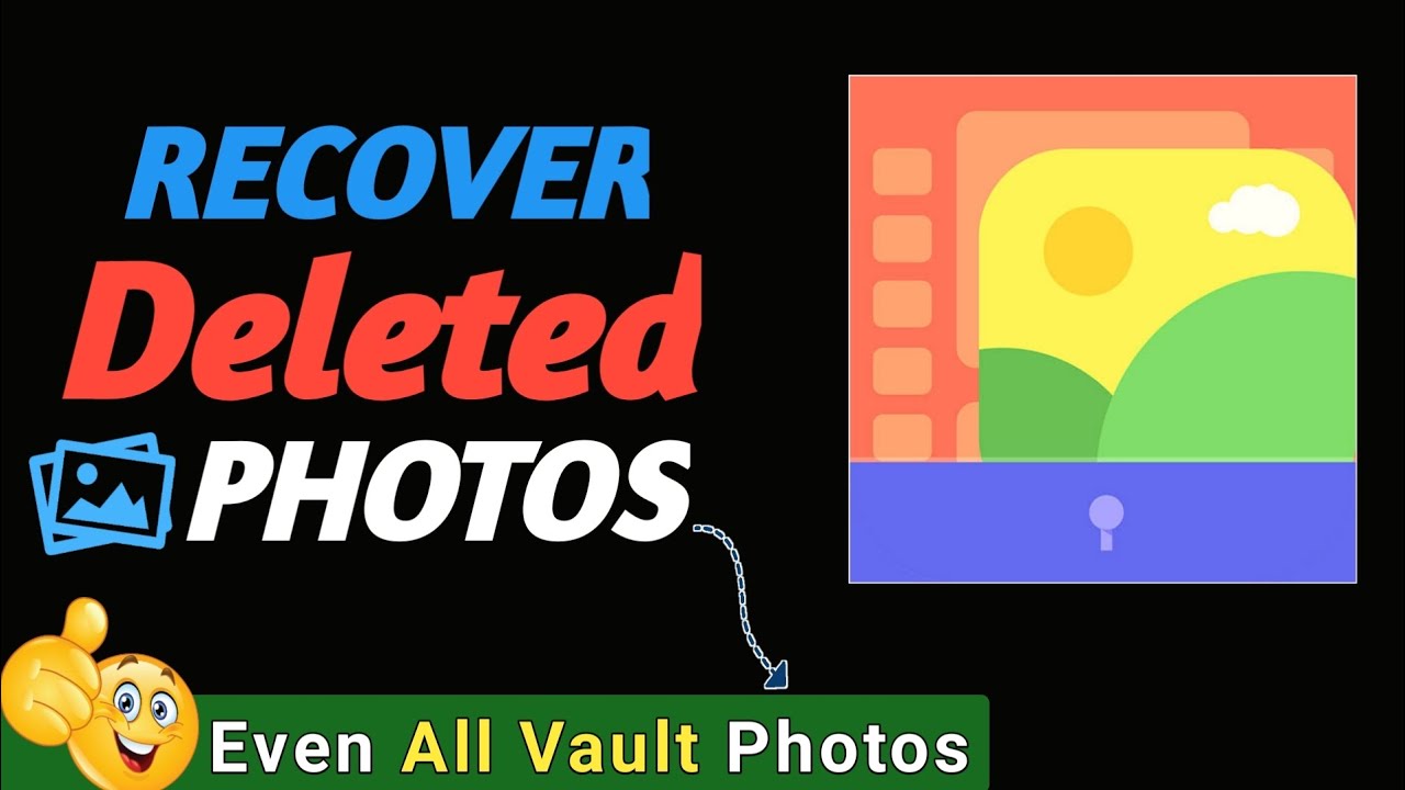 “HOW TO RECOVER DELETED PHOTOS / VIDEO SECURE BOX”😍 - Restore Deleted ...