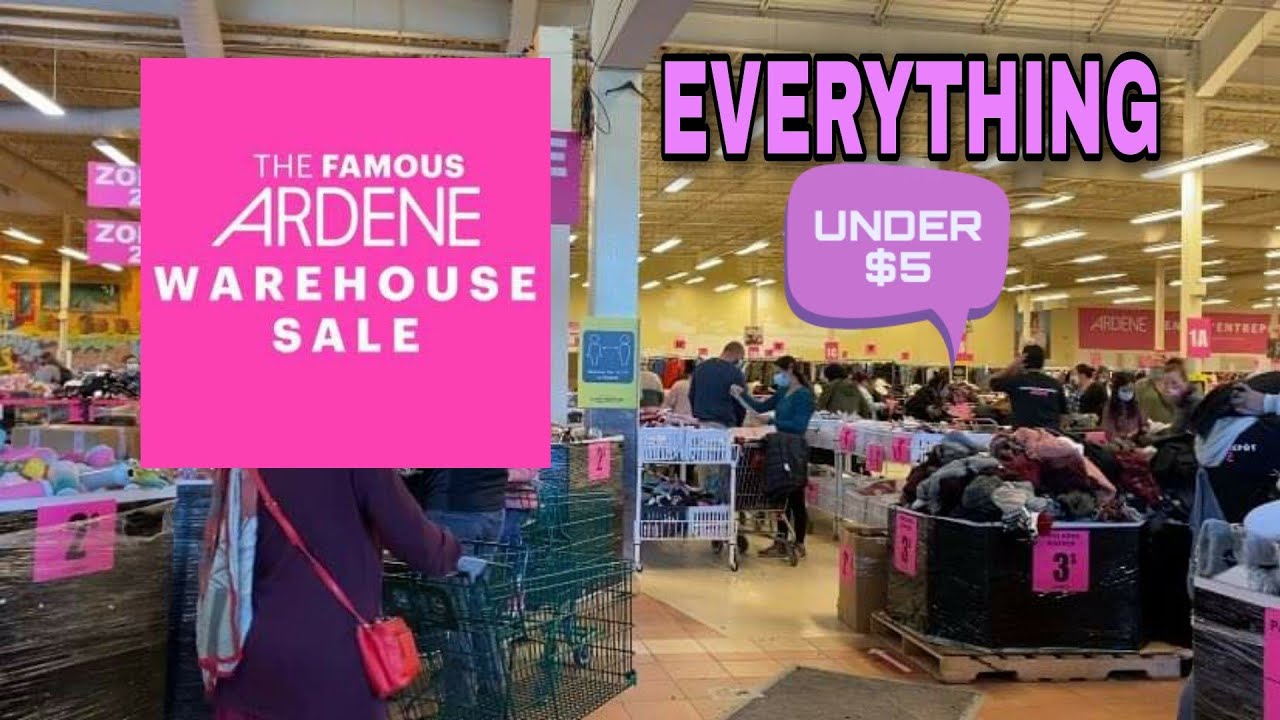 Shop With Me At The FAMOUS ARDENE WAREHOUSE SALE 2020 MONTREAL - YouTube