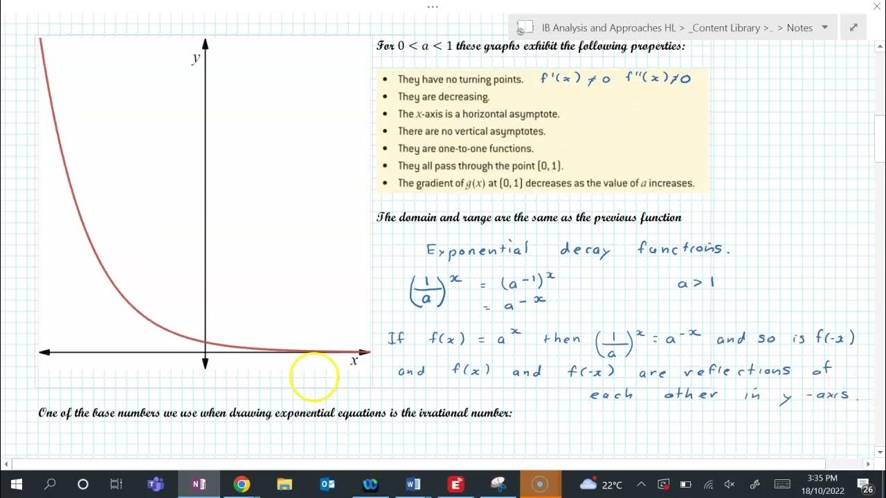Exponential and Log Functions - YouTube