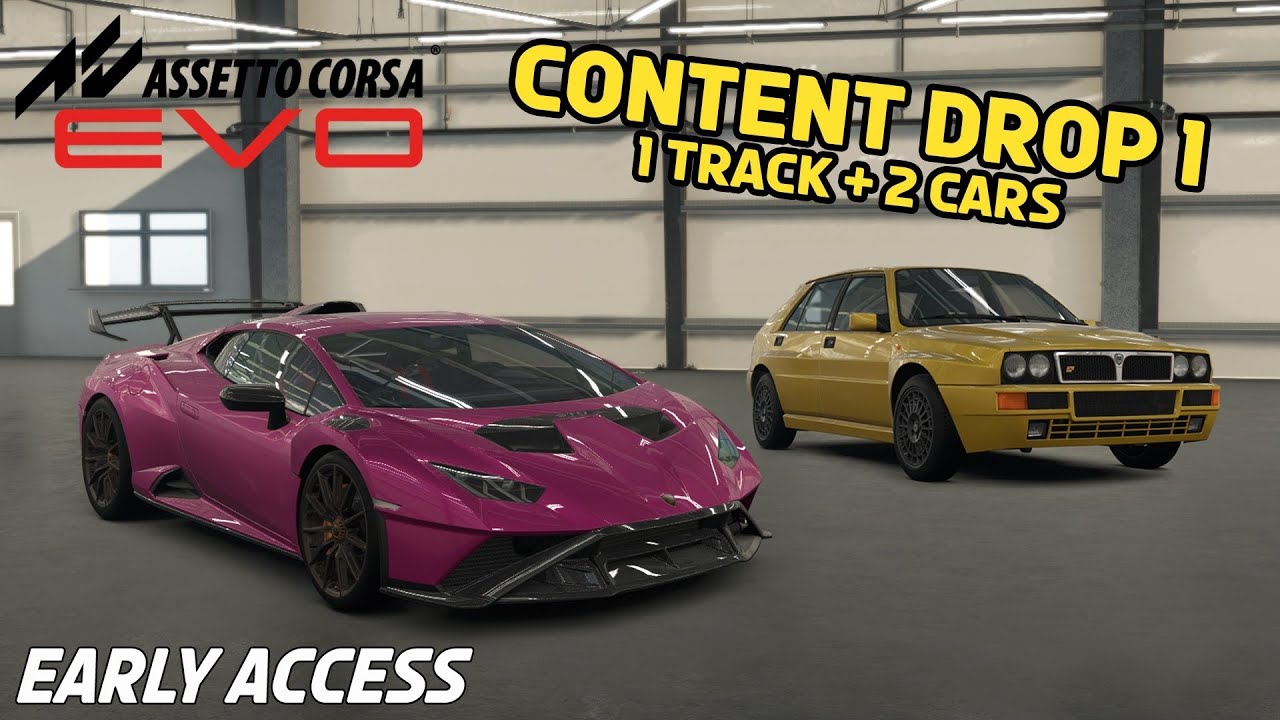 1 New TRACK + 2 New CARS = FUN??? Content Drop 1 - Assetto Corsa EVO ...