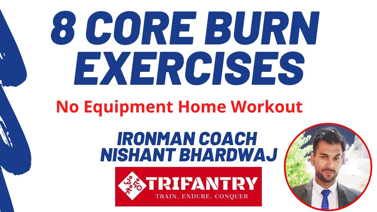 8 Core Burn Exercises -TRIFANTRY Live Workout - YouTube