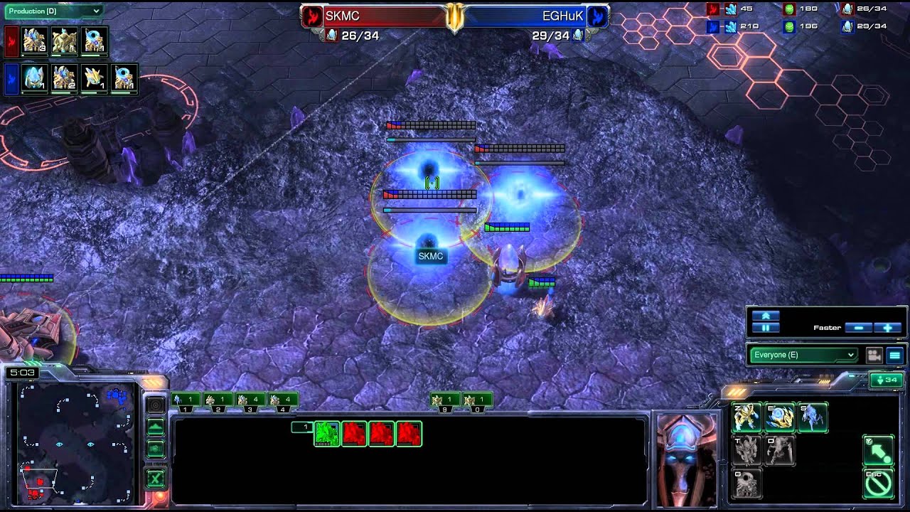 HD Starcraft 2 Huk v MC g2 - YouTube
