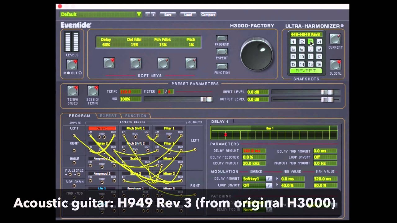 Eventide H3000 Factory (Native) - Overview - YouTube