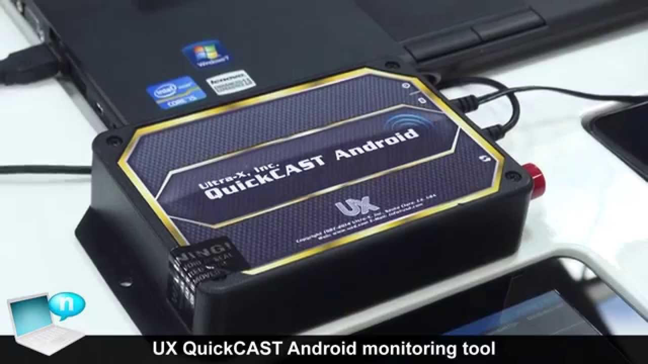 UX QuickCAST Android diagnostics and monitoring tool - YouTube