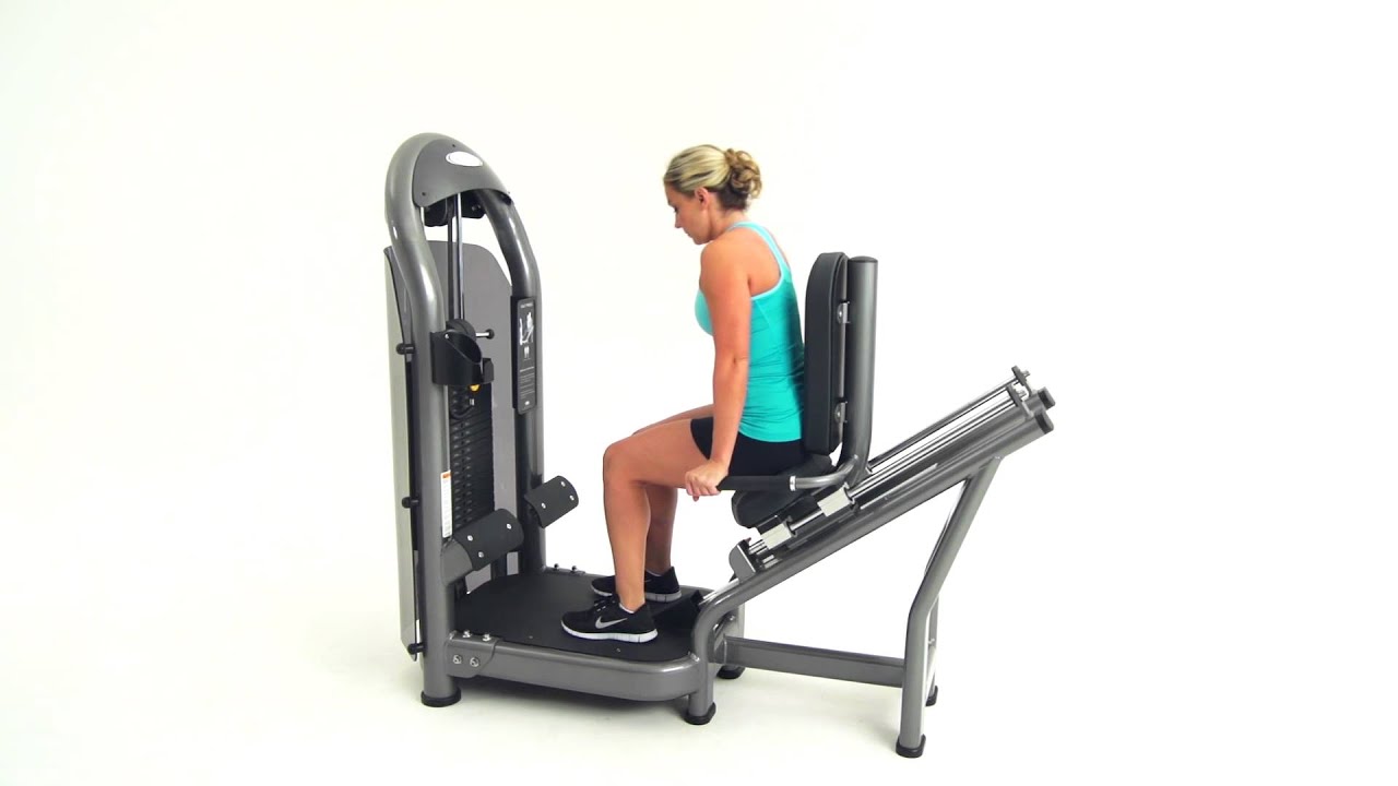 Matrix Fitness: Aura Calf Press Setup & Movements - YouTube