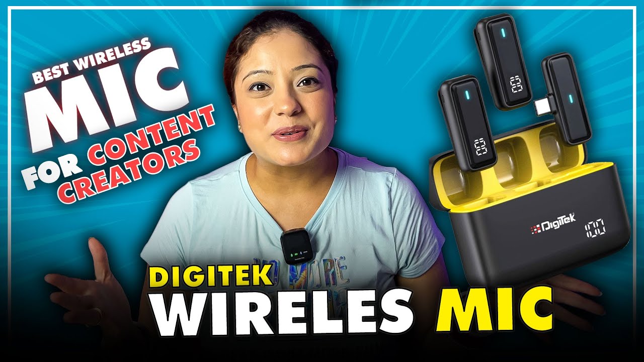 Unbelievable Sound Quality! Best wireless mic for Outdoor | Digitek Mic ...