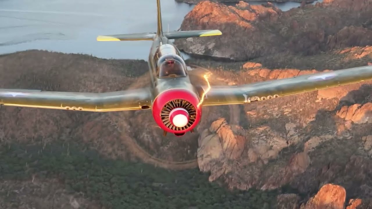 Spectacular Air-to-Air: Vans RV8 and Nanchang CJ-6! - YouTube