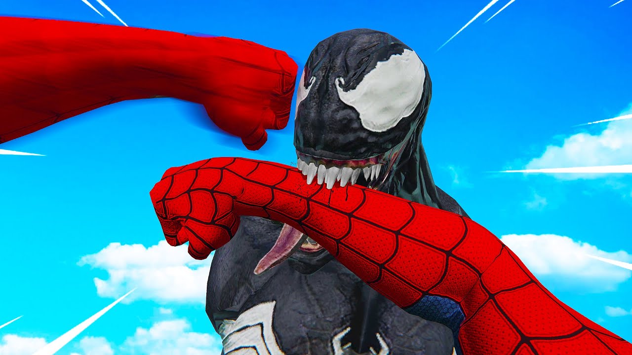 Venom ATTACKS Spiderman... (Bonelab Mods) - YouTube